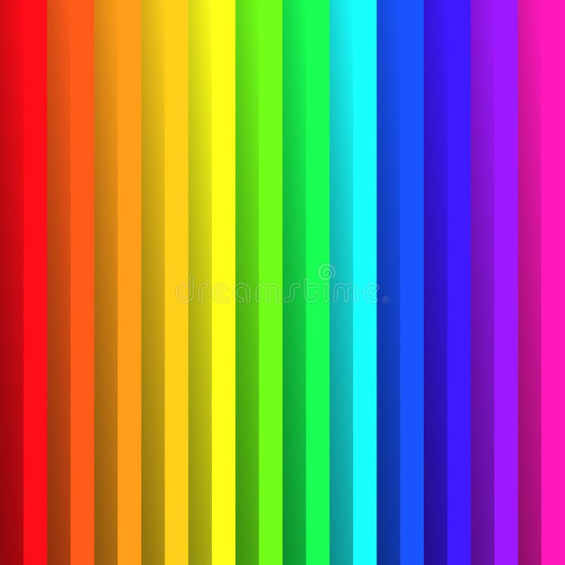 Overlapping Colorful Paper Sheets in Colors of Rainbow Spectrum. with ...