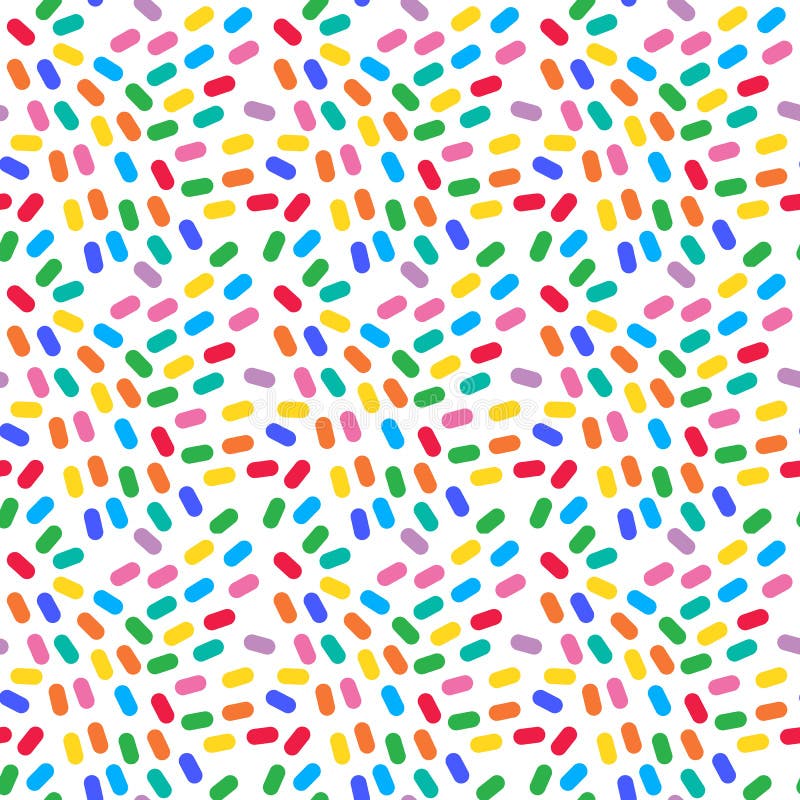 Overlapping Colors. Colorful Seamless Pattern Stock Illustration ...