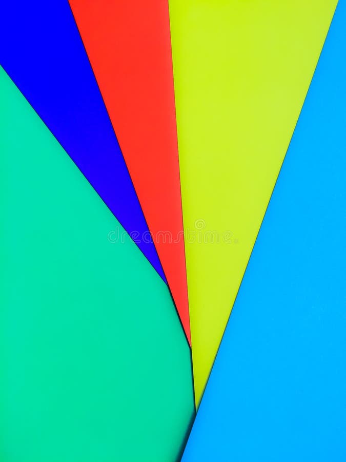 Overlapping Colors Paper Scene Stock Photo - Image of paper, bright ...
