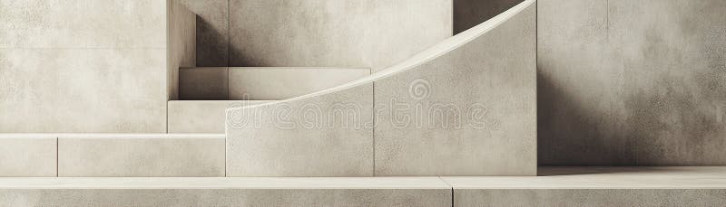 Overlapping Concrete Slabs Create Minimalist Abstract Composition ...