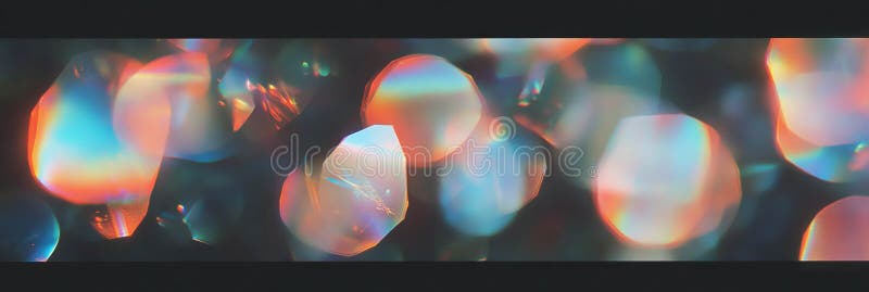 Overlapping Crystal Flares Create Unique Light Effects in this Textured ...