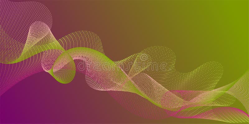 Overlapping Curves Card Backdrop Simple Design. Stock Vector ...
