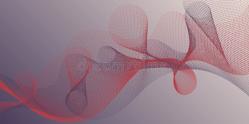 Overlapping Curves Card Backdrop Simple Design. Stock Vector ...