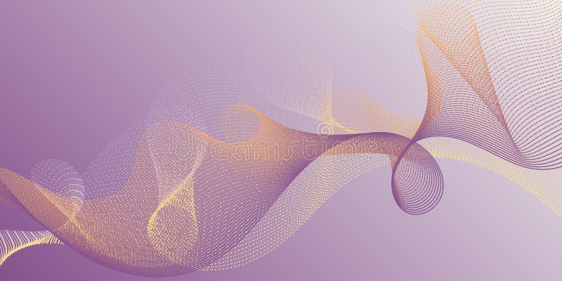 Overlapping Curves Card Backdrop Simple Design Stock Illustration ...