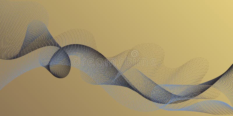 Overlapping Curves Card Backdrop Simple Design. Stock Vector ...