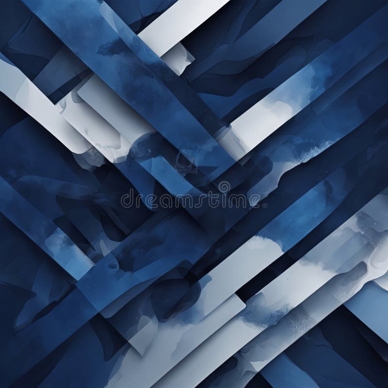 Overlapping Dark Blue Abstract Background.created with the Help of ...