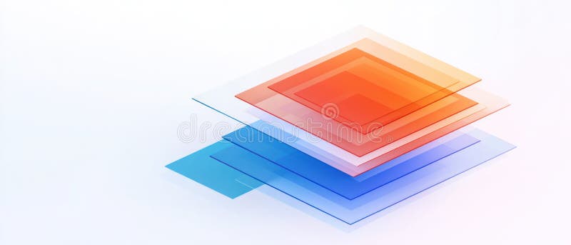 Overlapping Data Layers in Vibrant Colors Creating Clear Visual for ...