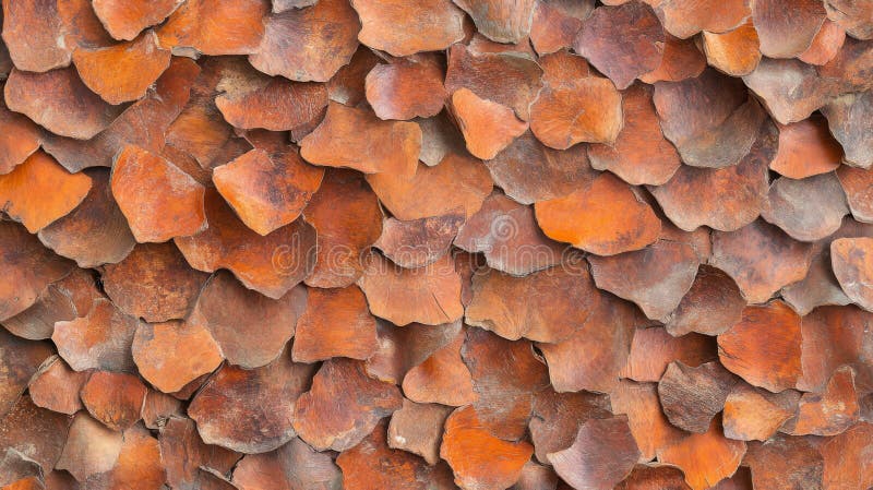 Overlapping Dried Orange Brown Scales Texture Stock Illustration ...