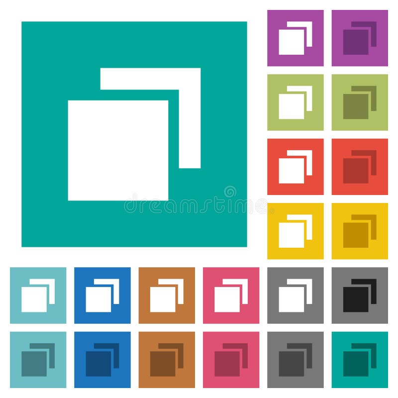 Overlapping Elements Square Flat Multi Colored Icons Stock Vector ... Overlapping Elements Square Flat Multi Colored Icons Stock Vector ...