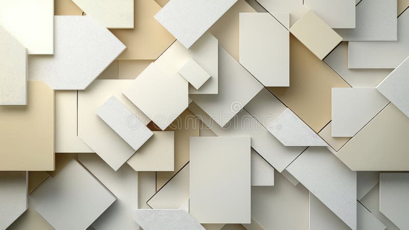 Overlapping Geometric Shapes Abstract Minimalism Graphic Design Visual ...