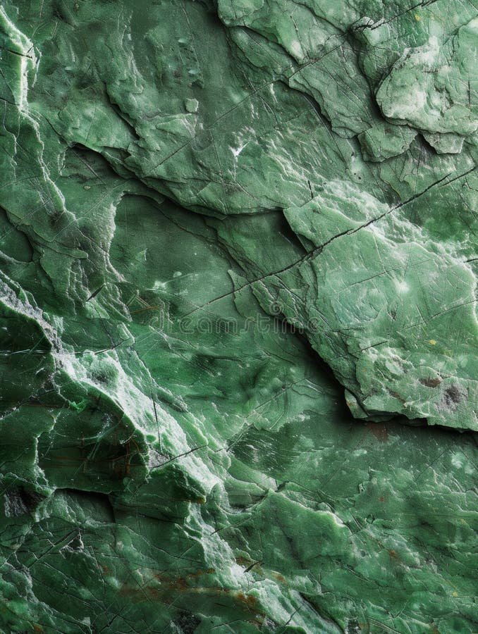 Overlapping Green Stone Shards Form a Dense Mosaic Texture. Stock Image ...