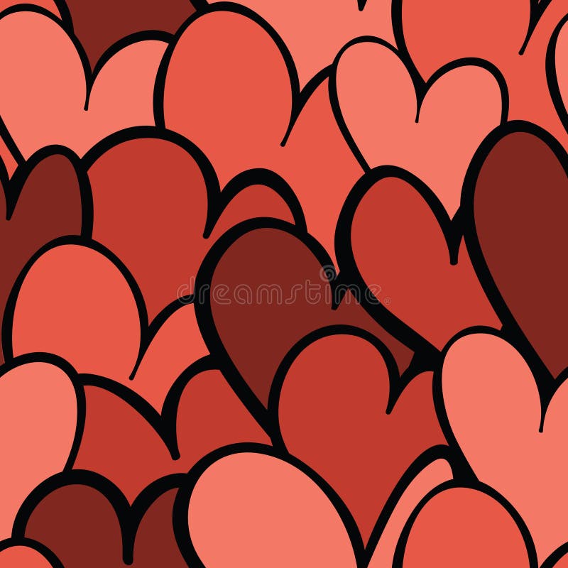 Overlapping Hearts Stock Illustrations – 2,249 Overlapping Hearts Stock ...