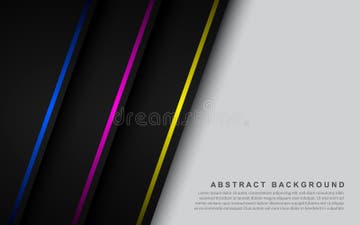 Overlapping Layers with Diagonal Lines in Cmyk Colors. Vector ...