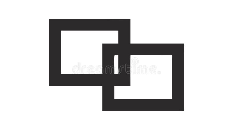 Overlapping Layers Icon: Design and Development Symbol, Vector Design ...