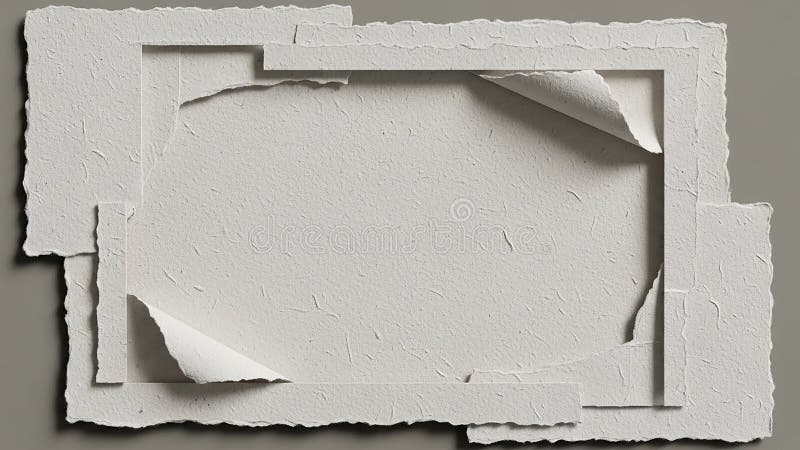 Overlapping Torn Paper Layers Stock Illustrations – 445 Overlapping ...