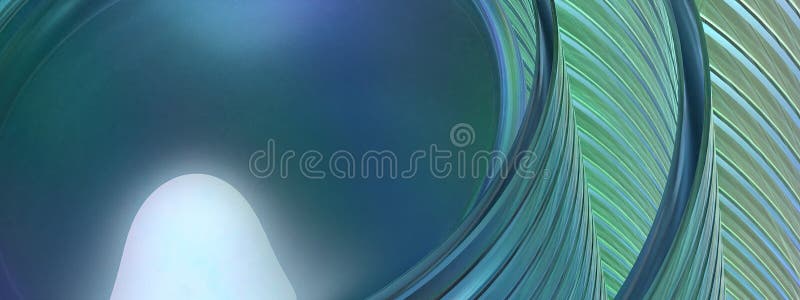 Overlapping Lenses Clear Lush Crystal Transparent Glass Elegant Modern ...