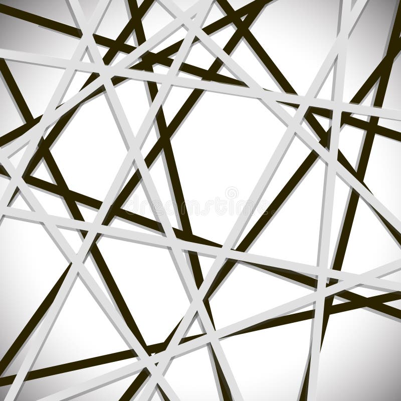 Overlapping Lines Background Stock Vector - Illustration of concept ...