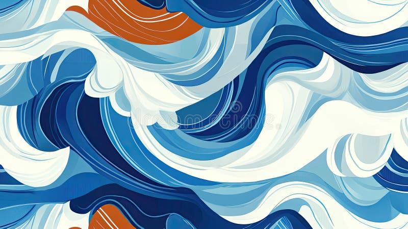 Overlapping Ocean Waves Create a Stunning Abstract Pattern of Deep Blue ...