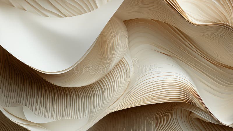 Overlapping Paper Folds Texture Stock Illustration - Illustration of ...