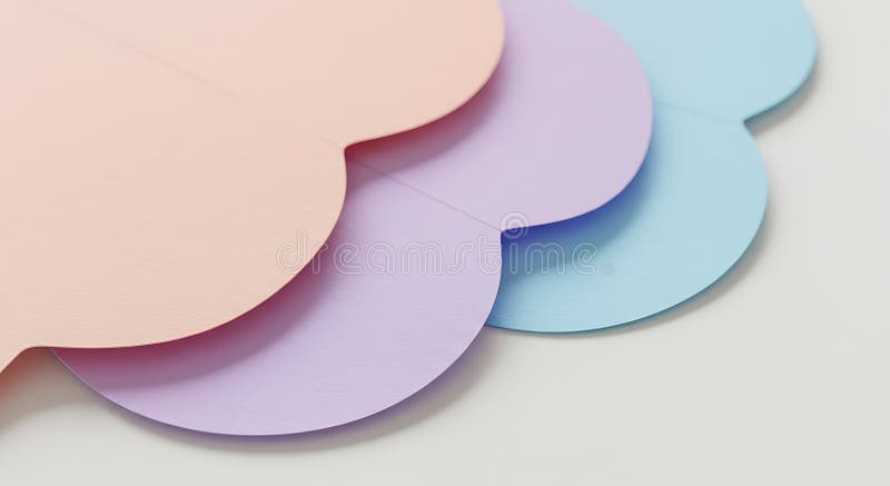 Overlapping Paper Sheets Stock Illustrations – 345 Overlapping Paper ...