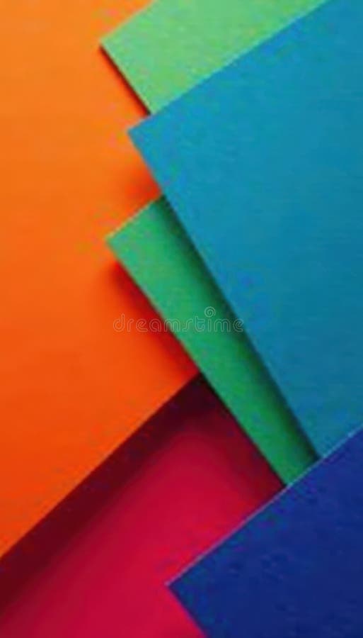 Overlapping Planes, Bold Primary Colors, Sharp Angles, Vibrant ...