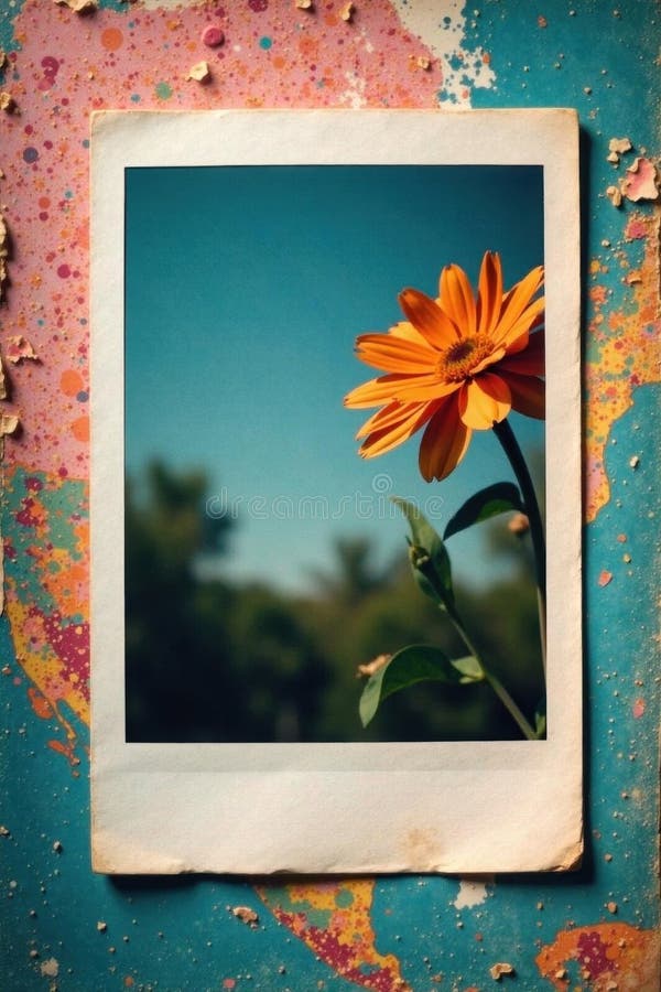 Overlapping Polaroid Photo Frames, Old and New, Studio Shot , New ...