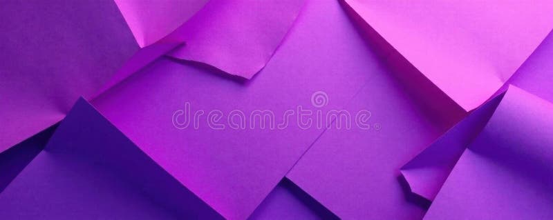 Overlapping Purple Paper Forms, Dynamic Composition , Visual, Art, Form ...