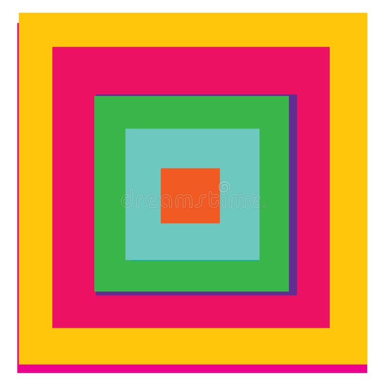 Overlapping Random Squares Abstract Colorful Geometric Vector ...