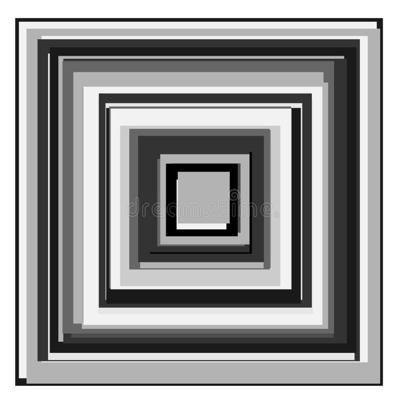 Overlapping Random Squares Abstract Grayscale Geometric Vector ...