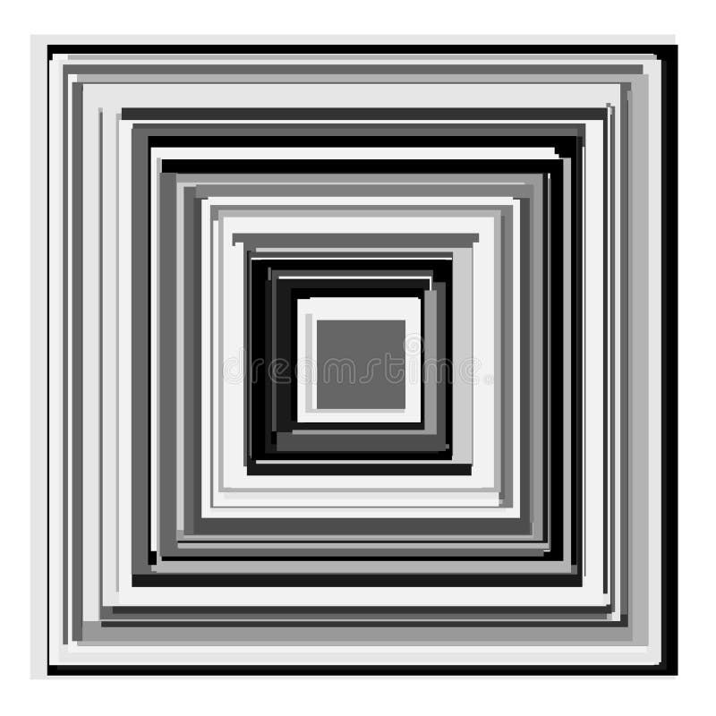 Overlapping Random Squares Abstract Grayscale Geometric Vector ...