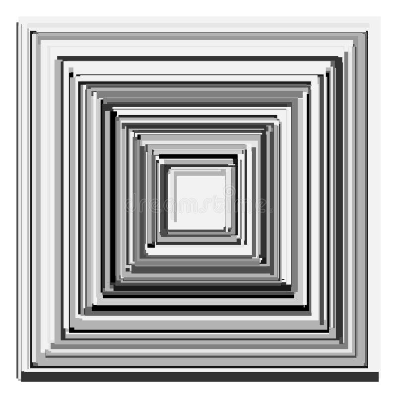 Overlapping Random Squares Abstract Grayscale Geometric Vector ...
