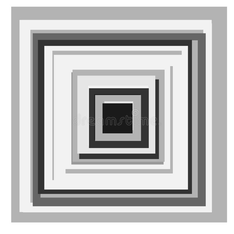 Overlapping Random Squares Abstract Grayscale Geometric Vector ...