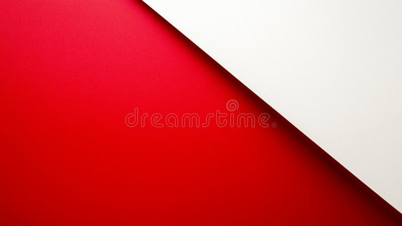 Overlapping Red and White Angular Shapes Stock Illustration ...