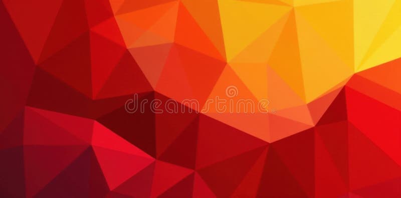 Overlapping Red and Yellow Polygons, Smooth Curves, Curve, Modern Stock Illustration ...