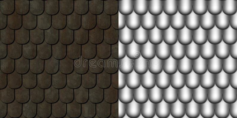 Overlapping Roof Tiles Pattern Stock Illustrations – 429 Overlapping ...