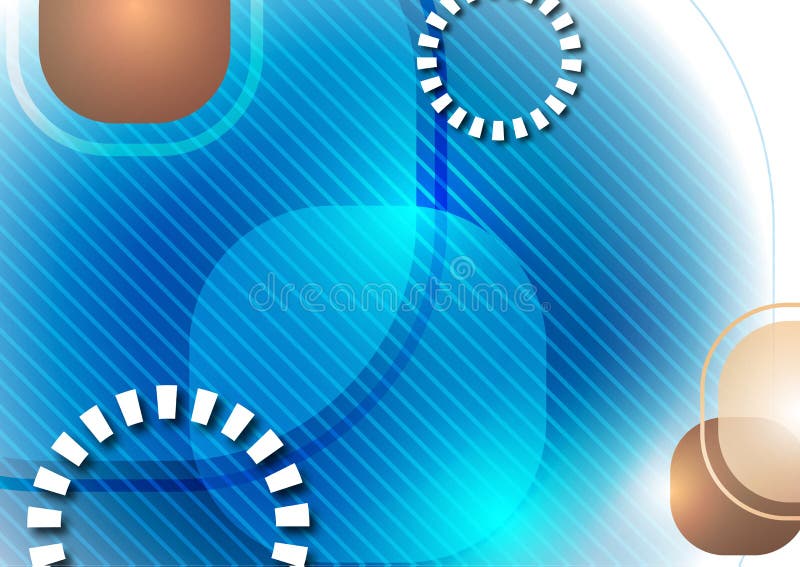 Overlapping Round Squares Form a Geometric Abstract Background ...