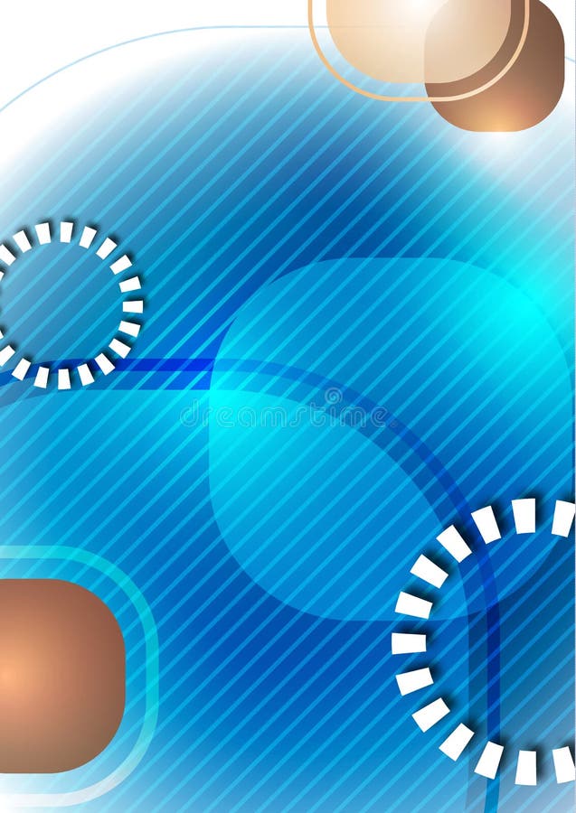 Overlapping Round Squares Form a Geometric Abstract Background ...