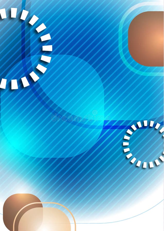 Overlapping Round Squares Form a Geometric Abstract Background ...