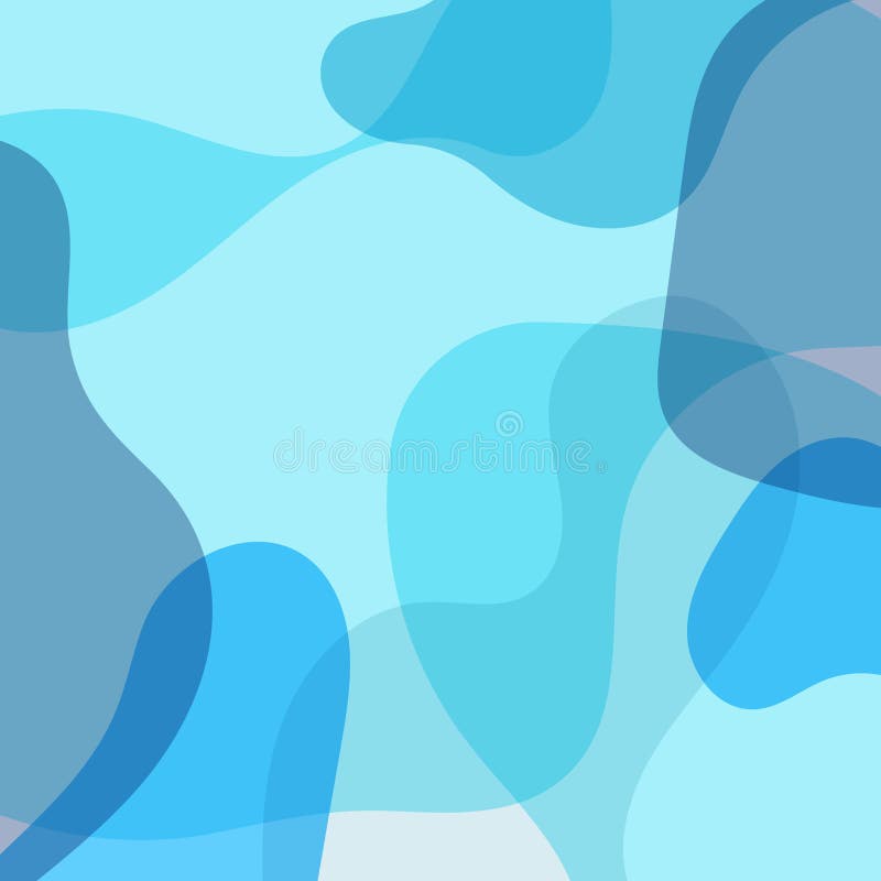 Overlapping Rounded Shapes. Vector Illustration, Flat Design Stock ...