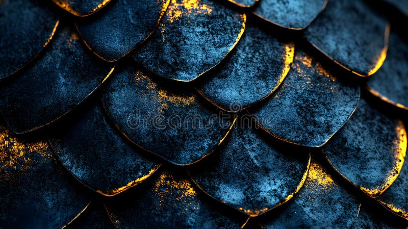 Overlapping Scales in Vibrant Colors Form a Textured Pattern. Each ...