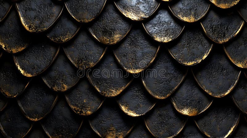 Overlapping Scales in Vibrant Colors Form a Textured Pattern. Each ...