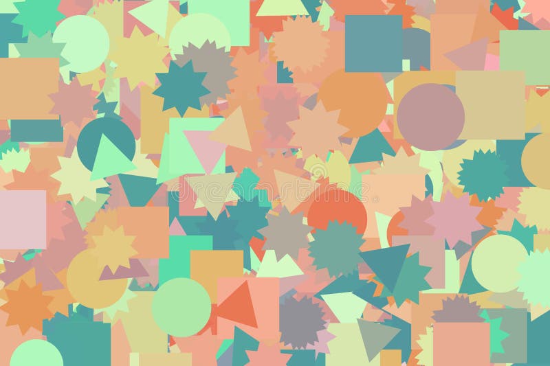 Overlapping Shapes for Background. Stock Vector - Illustration of ...