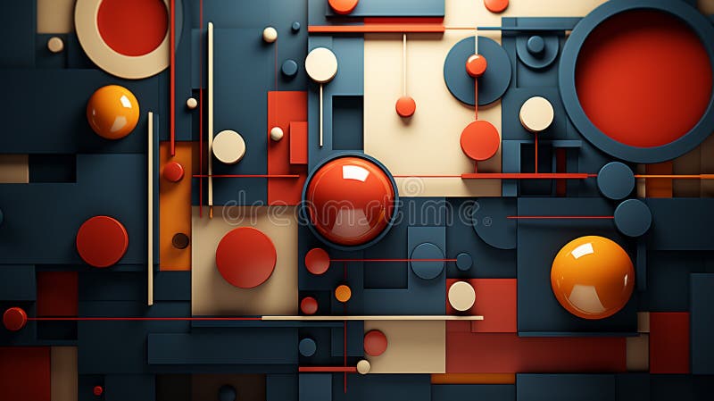 Overlapping Shapes for Visually Engaging Patterns Stock Illustration ... Overlapping Shapes for Visually Engaging Patterns Stock Illustration ...