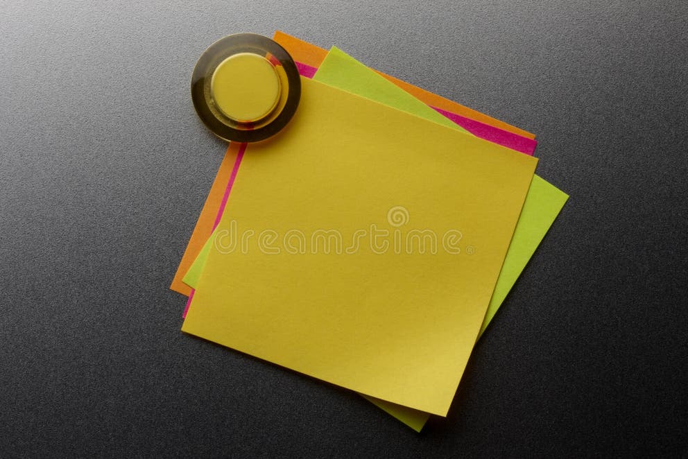Overlapping stickies stock image. Image of blanl, board - 11041377