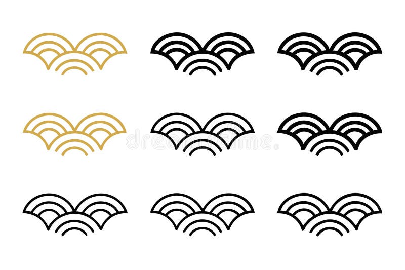 Overlapping Wave Patterns with Smooth Curves and Modern Linear Design ...