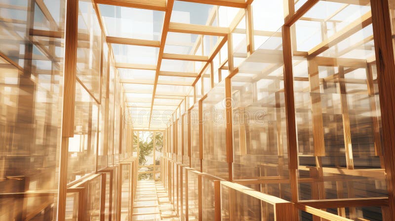 Overlapping Wood Frame Transparent Stock Illustration - Illustration of ...