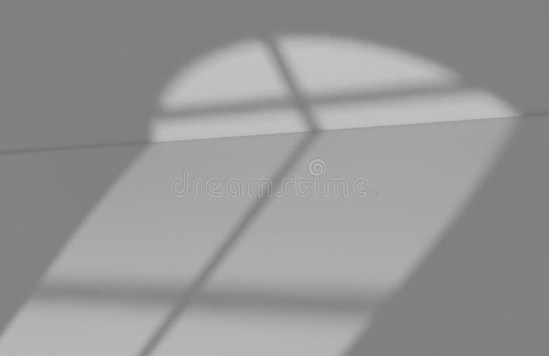 Overlay Backdrop with a Window Frame Shadow Stock Illustration ...