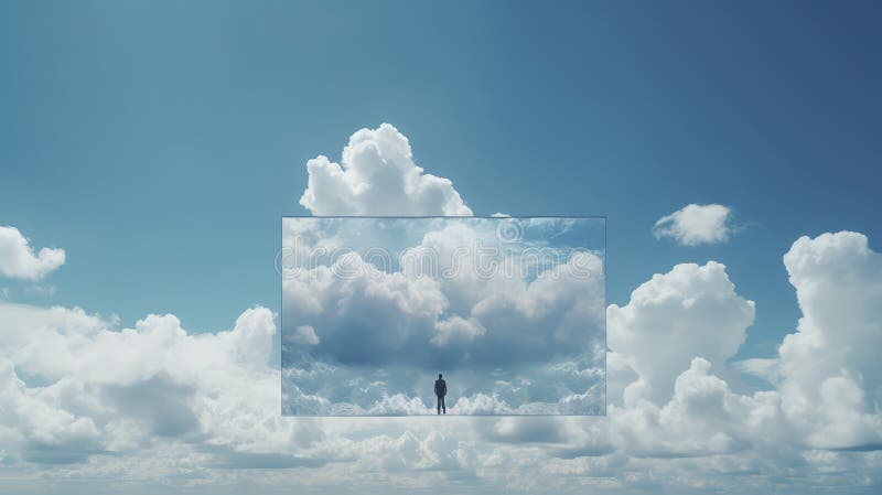 Overlay cloud text box stock illustration. Illustration of floating ...