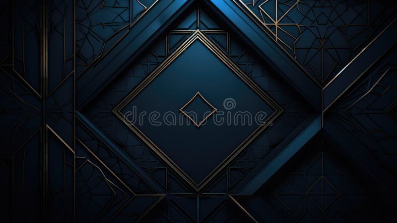 Overlay Dark Blue Modern Background Stock Illustration - Illustration ...