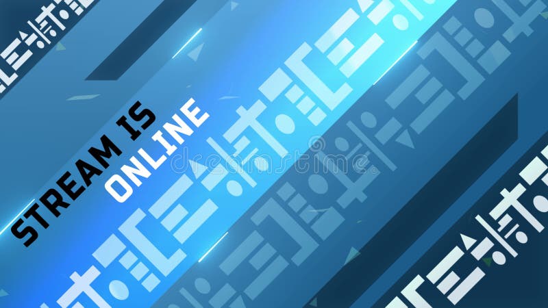 Overlay Digital Futuristic User Interface Horizontal Frame Stock ...